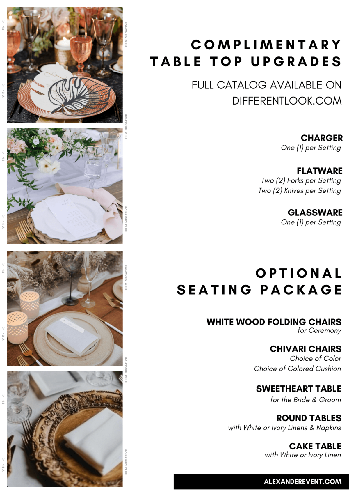 Menus | Miami, FL | Alexander Event Catering